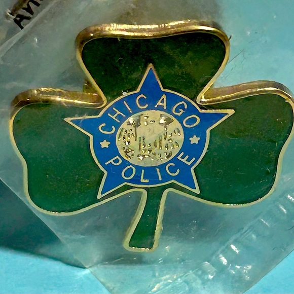 unbranded | Jewelry | Chicago Police Green Clover Pin New In Package ...